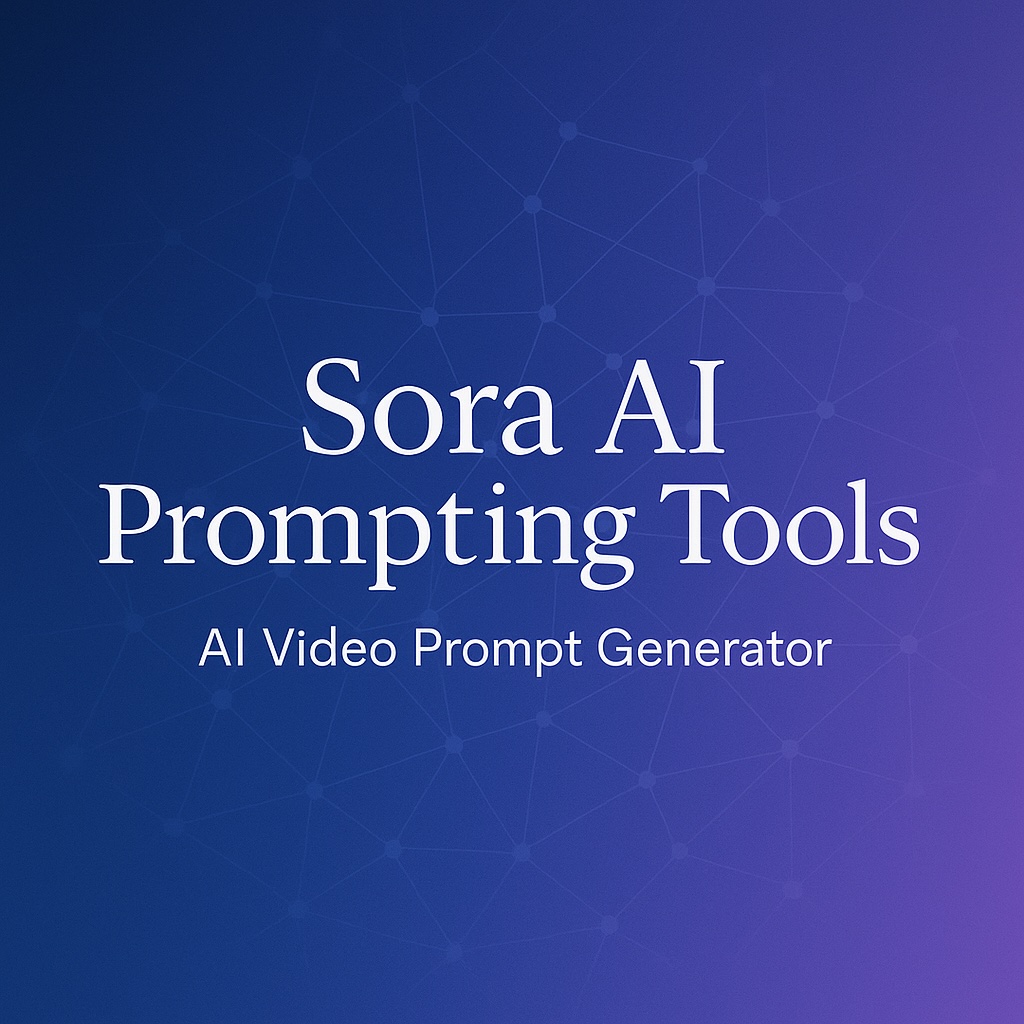 Sora AI Prompting Tools – AI Video Prompt Generator & Sora 2 Video Prompter